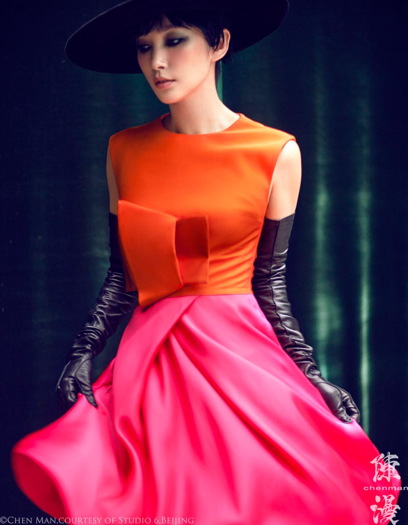 Li Bing Bing Marvels in Vogue China's October Cover Shoot by Chen Man